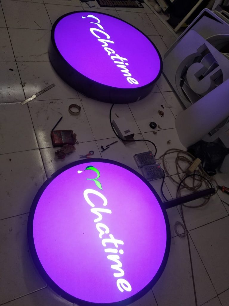 Custom Neon Box Akrilik | Putra Jaya Acrylic