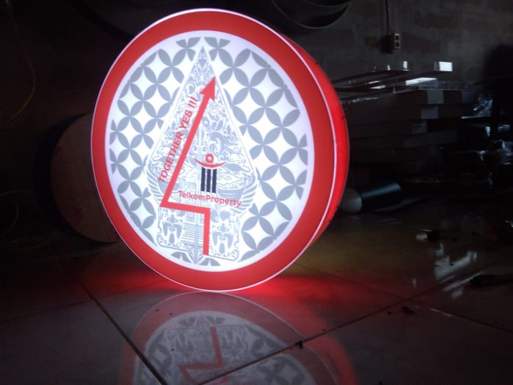 Neon Box Telkom Page 1 of 0 | Lestari Akrilik - Custom Neon Box