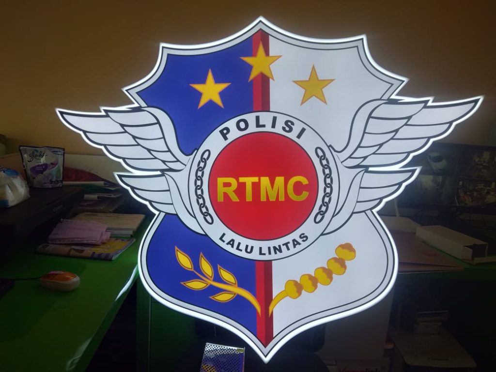 Neon Box Polda Page 1 of 0 | Lestari Akrilik - Custom Neon Box