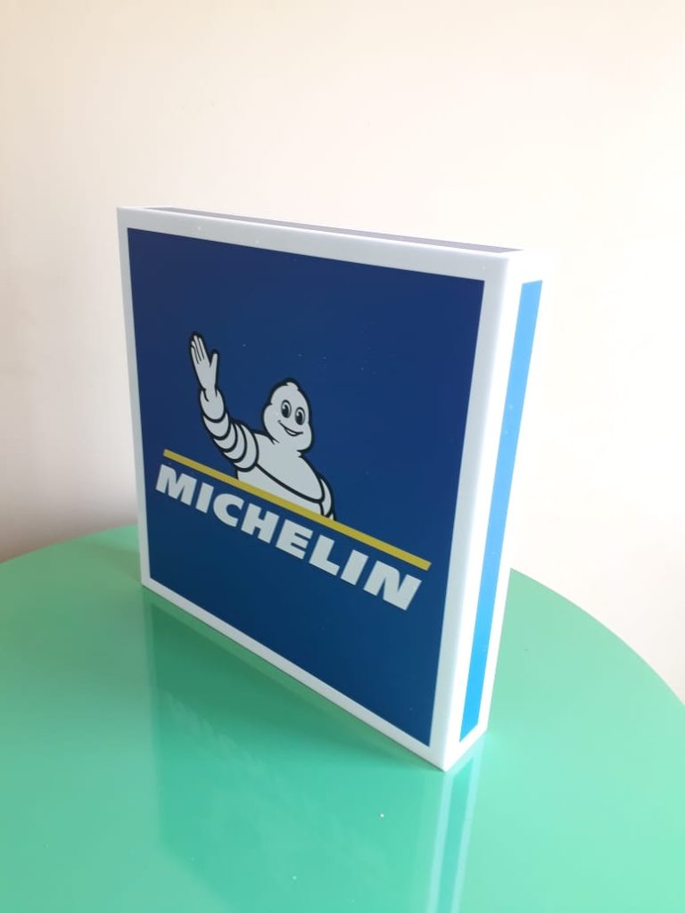 Neon Box Michelin | Lestari Acrylic - Custom Neon Box
